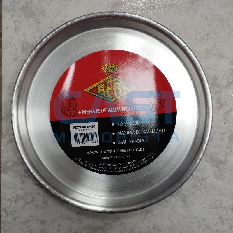 PIZZERA N°26 ALUMINIO – CAST Mayorista