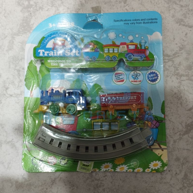 MINI TREN C/ FERROCARRIL “TRAIN SET” EN BLISTER – CAST Mayorista