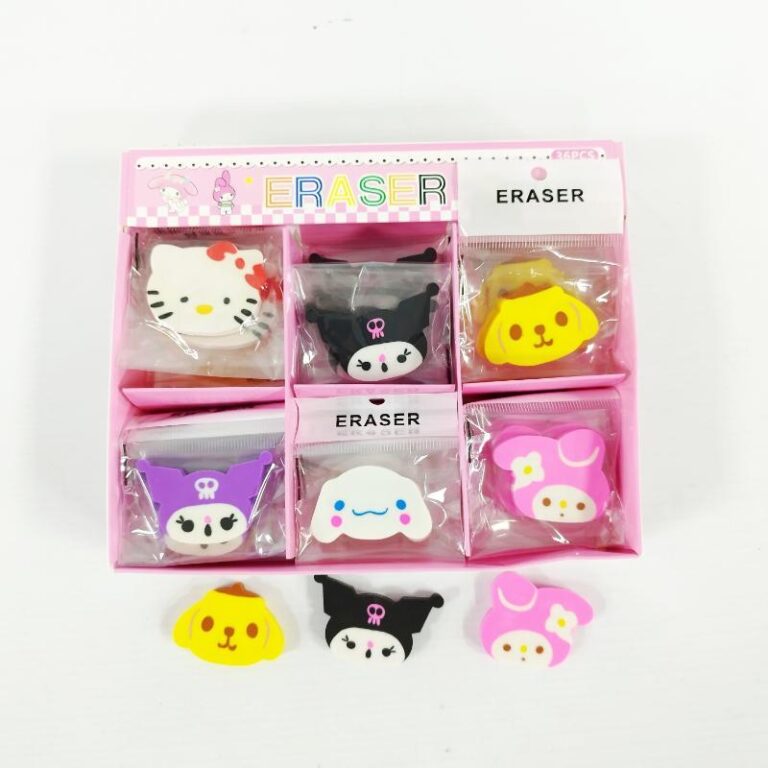 GOMA DE BORRAR {8105} DIBUJO ANIMADO -CAJA X36 – CAST Mayorista