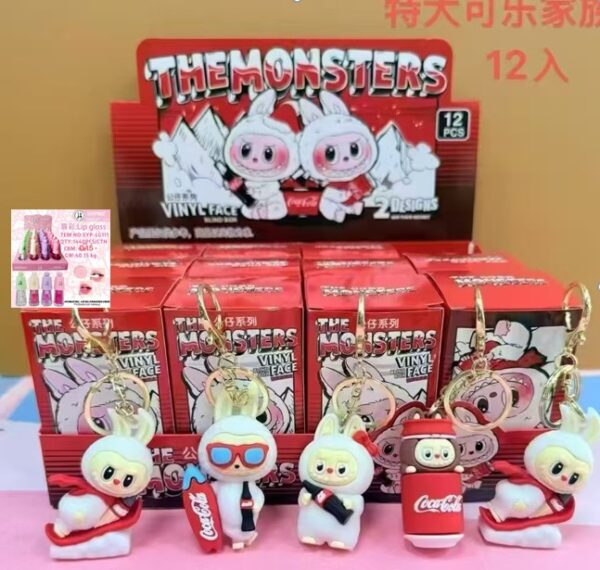 LLAVERO {WD895} CAJA SORPRESA LABUBU -CAJA X12 – CAST Mayorista